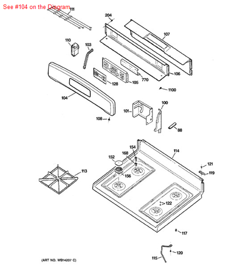 GE TRIM CONTROL ASM - Part# WB36K10897 | Appliance Parts - PartsIPS
