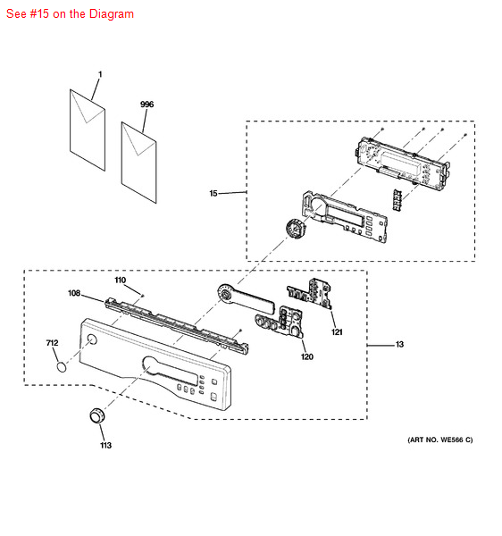 GE CONTROL ASM - Part# WE04X10155 | Appliance Parts - PartsIPS