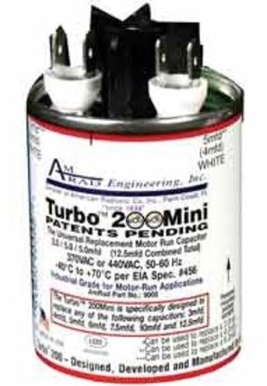 TURBO 200 MINI Motor Run Capacitor Kit 2.5/5/7.5 MFD - Part# 12100 ...