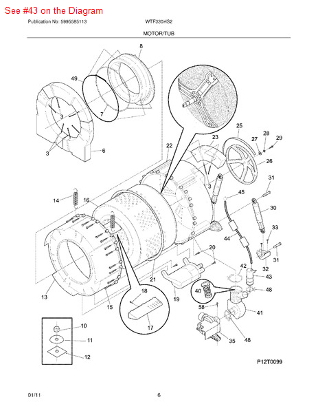 Frigidaire CHAMBER-AIR - Part# 131277500 | Appliance Parts - PartsIPS
