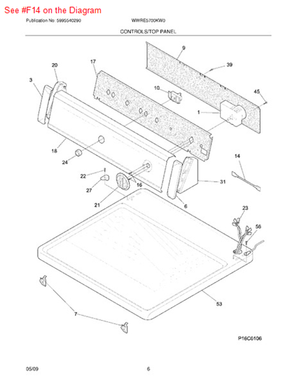 Frigidaire RESISTOR - Part# 134446800 | Appliance Parts - PartsIPS