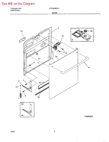 Frigidaire THERMO, HOT RINSE - Part# 154227807 | Appliance Parts - PartsIPS