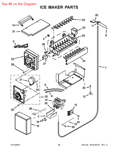 Whirlpool TUBE-INLET - Part# 2325170 | Appliance Parts - PartsIPS