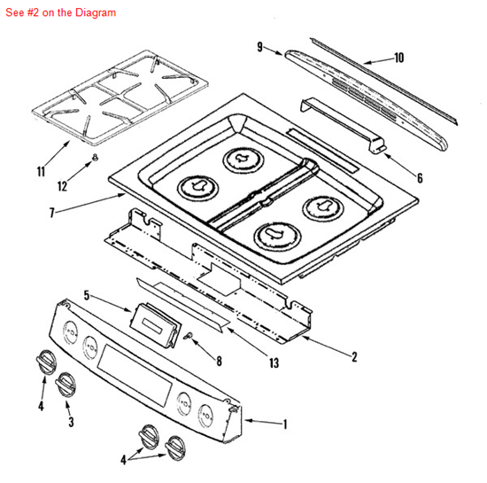 Whirlpool SUPPORT- C - Part# 74011761 | Appliance Parts - PartsIPS