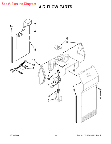 Whirlpool HARNS-WIRE - Part# W10281331 | Appliance Parts - PartsIPS