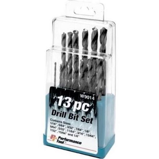 Performance Tools 13 PC DRILL BIT SET - Part# W9014 | Appliance Parts ...