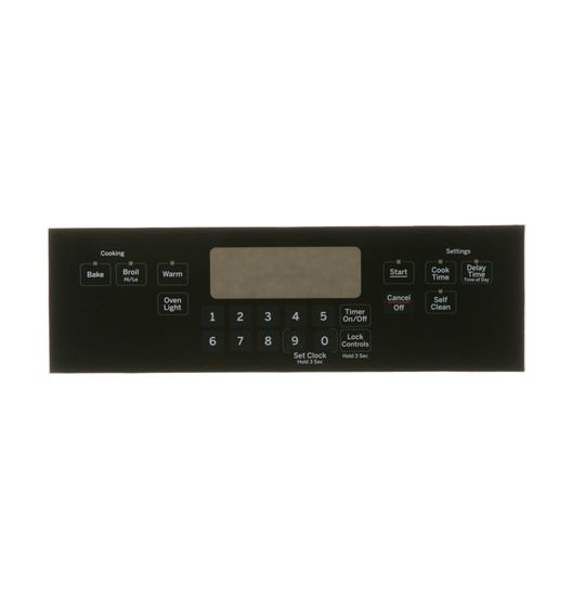 RANGE CONTROL PANEL - BLACK - Part# WB07X20574 | Appliance Parts - PartsIPS
