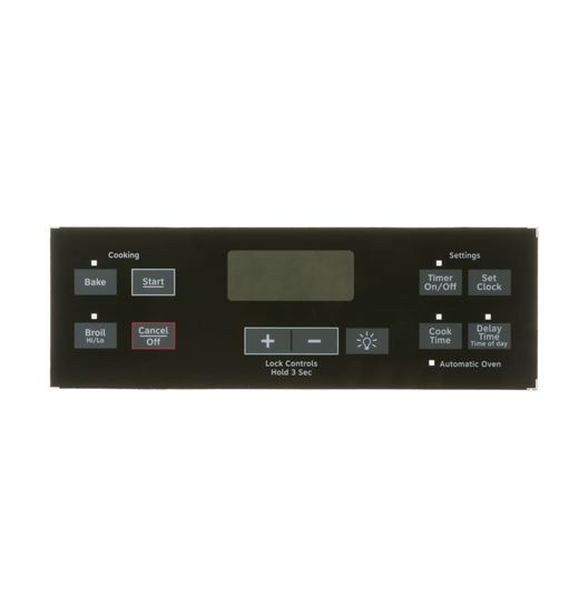 RANGE CONTROL PANEL - BLACK - Part# WB07X22681 | Appliance Parts - PartsIPS