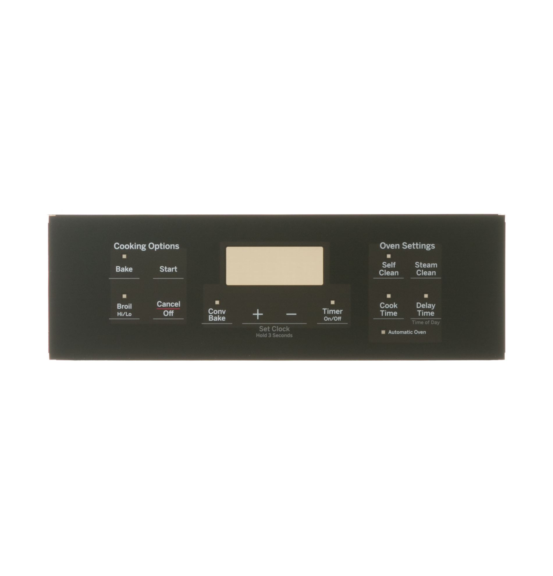 RANGE CONTROL PANEL - BLACK - Part# WB07X24886 | Appliance Parts - PartsIPS