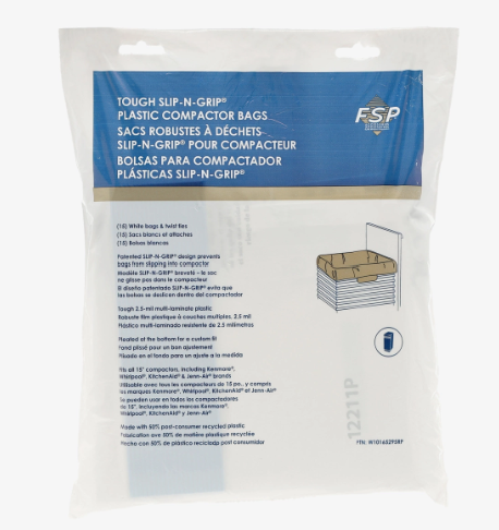 Whirlpool KitchenAid Maytag Sears Kenmore 15" Trash Compactor Bags ...